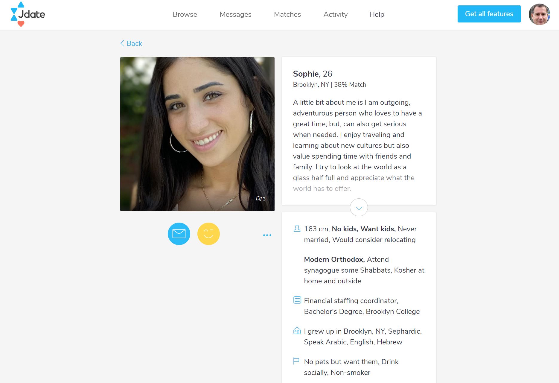 Jdate Review: presentation, registration, pros and cons